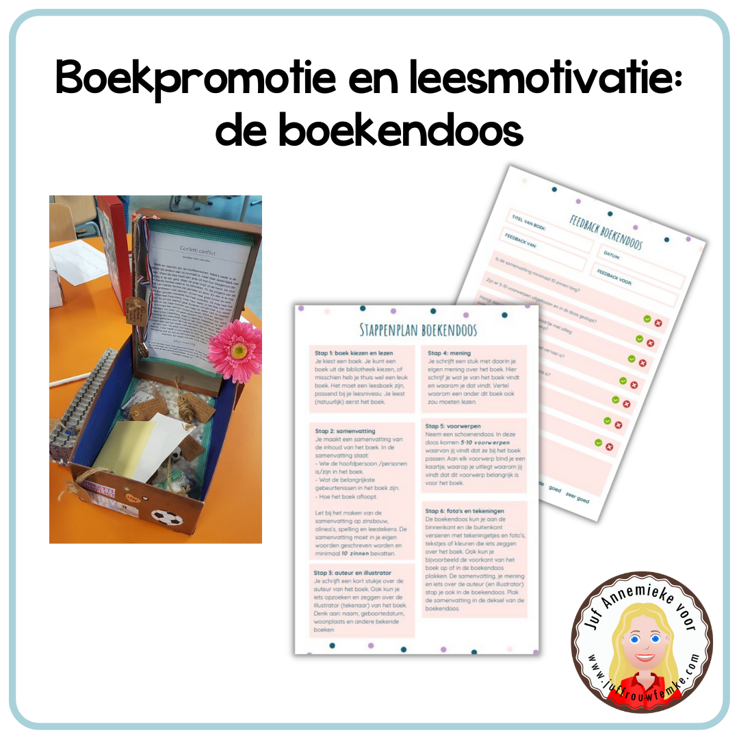 Boekpromotie en leesmotivatie: de boekendoos - Juffrouw Femke