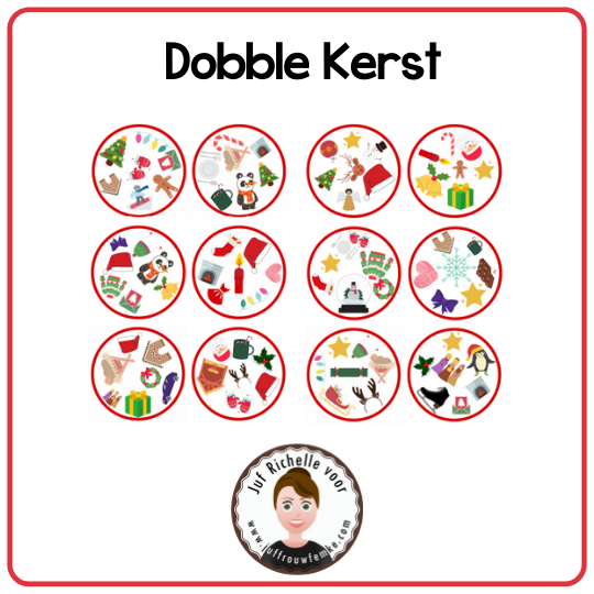 Dobble Kerst - Juffrouw Femke