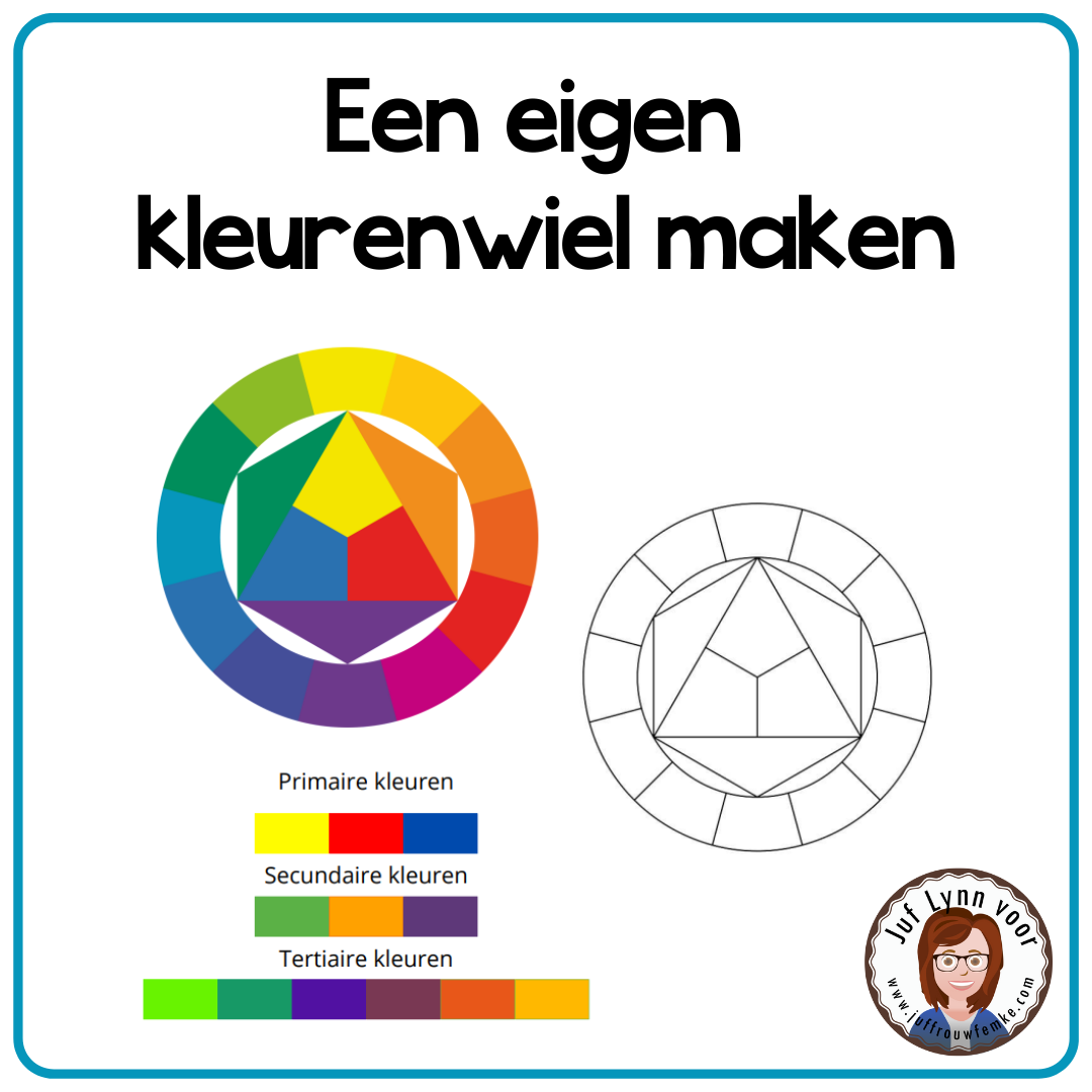 Een eigen kleurenwiel maken - Juffrouw Femke
