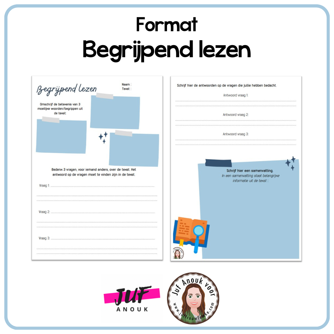 Format begrijpend lezen - Juffrouw Femke