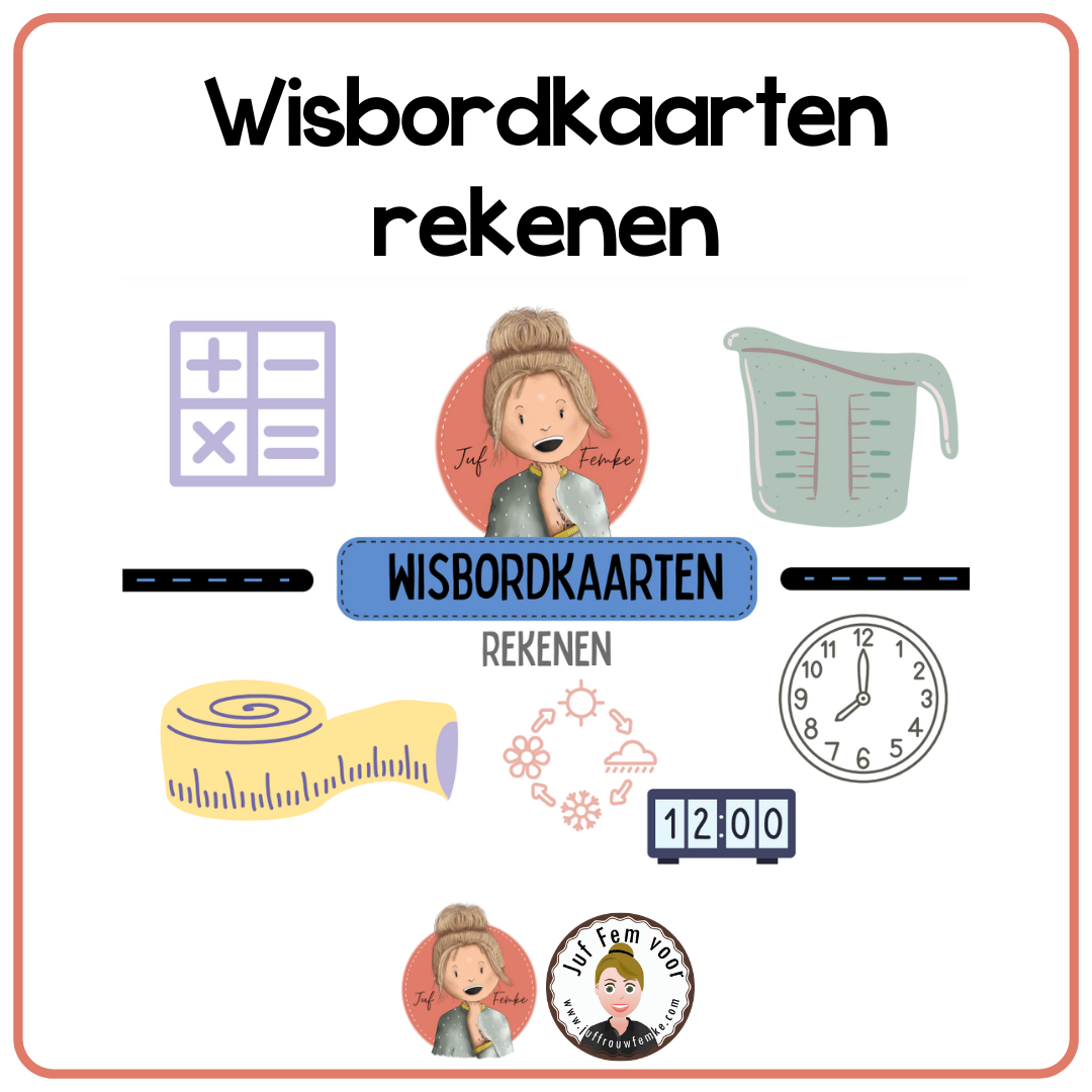 Wisbordkaarten rekenen - Juffrouw Femke