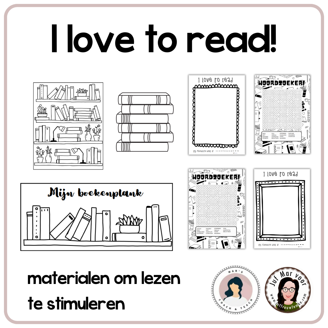 I love to read! - Juffrouw Femke