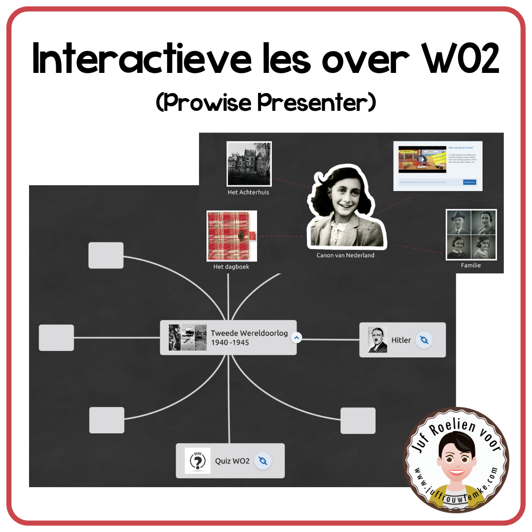 Interactieve les over WO2 (Prowise Presenter) - Juffrouw Femke