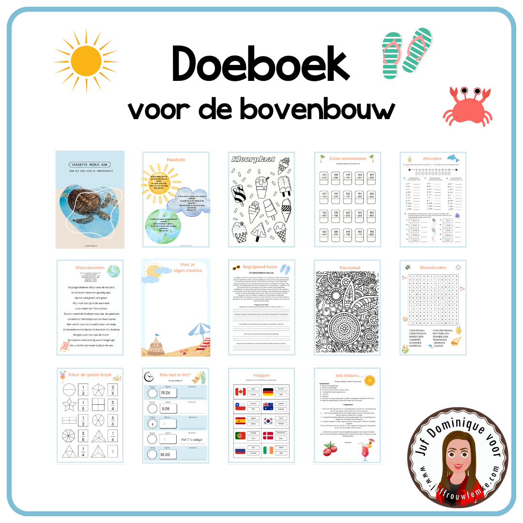 Doeboek voor de bovenbouw - Juffrouw Femke